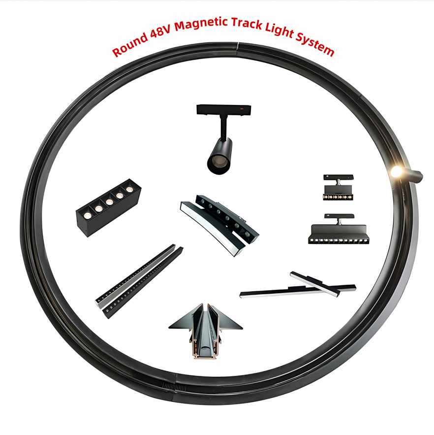 M20 series circular magnetic track lights - Everbrighter Technology Co ...